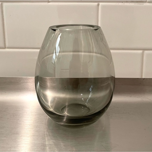 Holmegaard | Accents | Vintage Holmegaard Glass Smoke Vase Denmark Mid ...